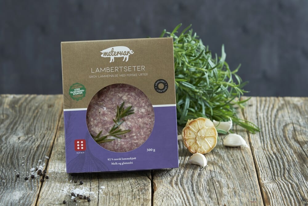 Metervare Lambertseter (rå lammepølse) 300 g butikkpk - Mise En Place